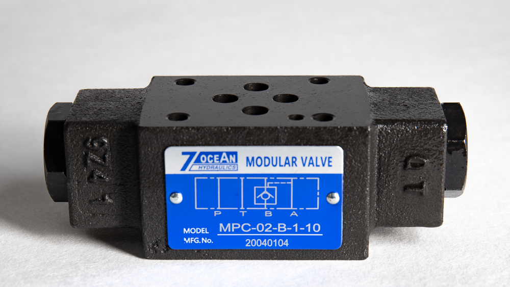 MGV-02-P-3-20 7Ocean intermediate plates for directional control valve ...